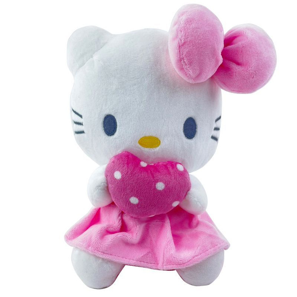 22см Мягкая игрушка Hello Kitty Хеллоу Китти купить на OZON по низкой ...
