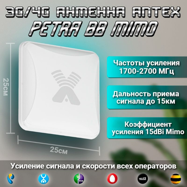 3G / 4G / LTE Антенна для усиления Сигнала мобильного интернета для USB ...
