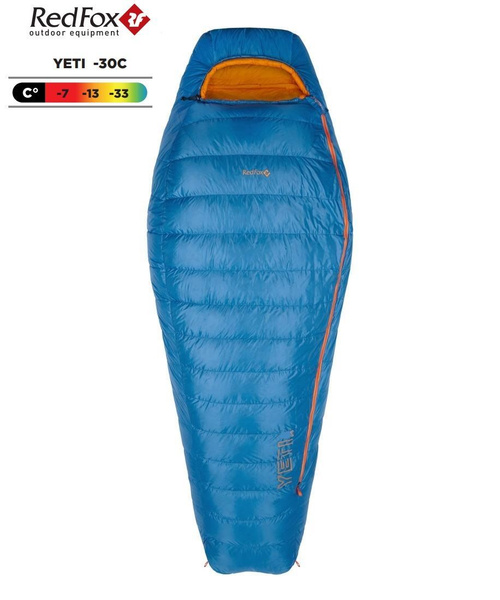 RedFox Спальный мешок Yeti -30C reg left 198 см - купить с доставкой по ...