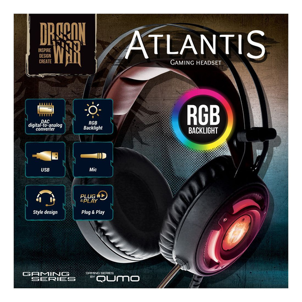 Наушники Полноразмерные QUMO Гар-ра Atlantis GHS 005 - купить по ...
