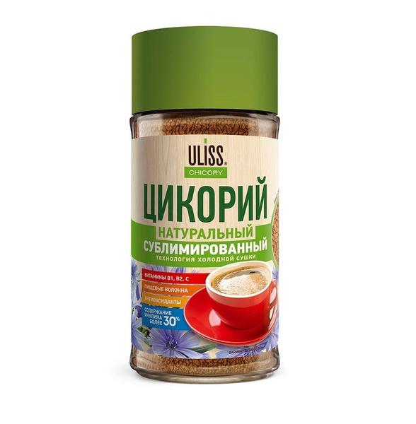 Цикорий натуральный сублимированный, ULISS, 85 г, Россия - 1 шт ...