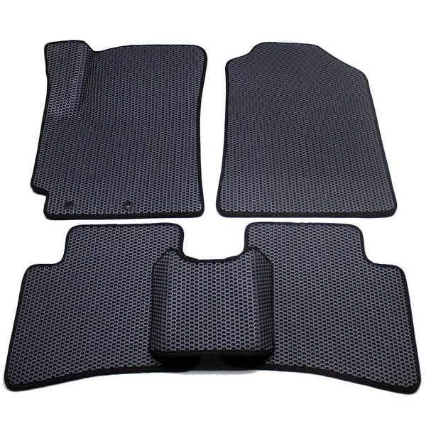 Коврики в салон автомобиля EvaTeka GM/S, цвет серый, черный - купить по выгодной цене в интернет ...