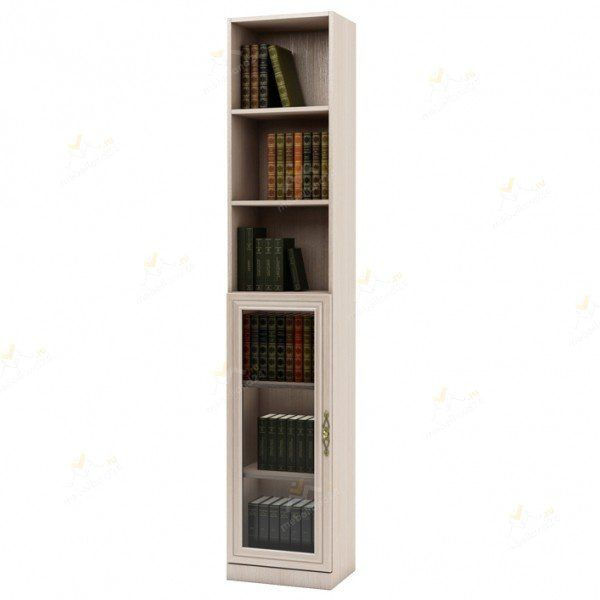 Шкаф книжный Mebelland24 Книжный шкаф Карлос - 31, 40x28.5x203 см ...