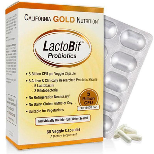 Пробиотик LactoBif 5 Probiotics California Gold Nutrition - купить с ...