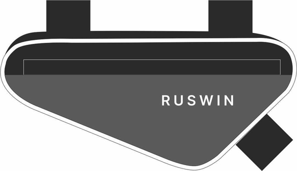 Велосумка RUSWIN подрамная передний треугольник черный/графит - купить ...