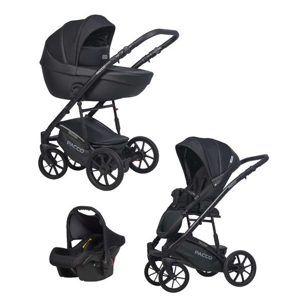 Коляска 3в1 Riko Basic Pacco 09 Black - купить с доставкой по выгодным ...