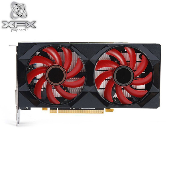 Видеокарта XFX Radeon RX 560, 4 ГБ PCI Express 3.0/2.0 x1 DVI-D ...