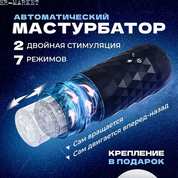 Автоматический телескопический мастурбатор с вращением 18+ - купить с ...