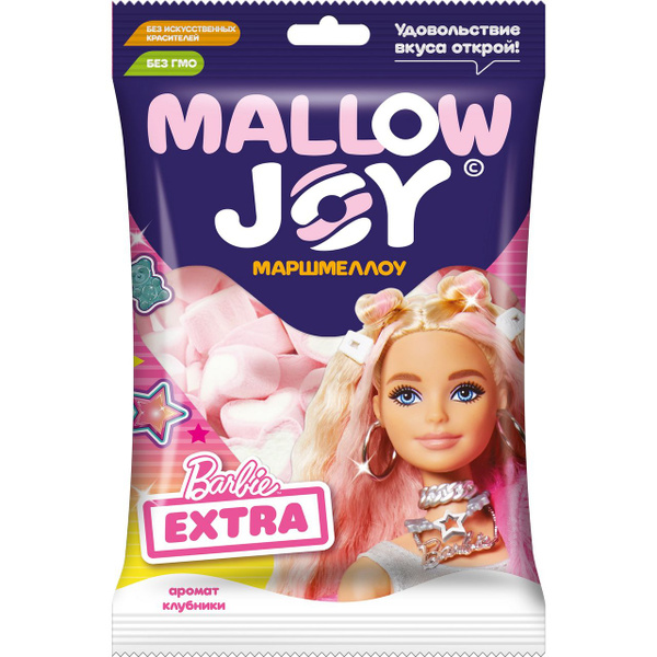 Маршмеллоу Конфитрейд Mallow Joy Barbie клубника, 100 г - купить с ...