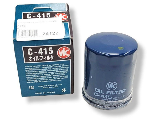 Фильтр масляный C415 VIC C415 купить на OZON по низкой цене (1215492979)