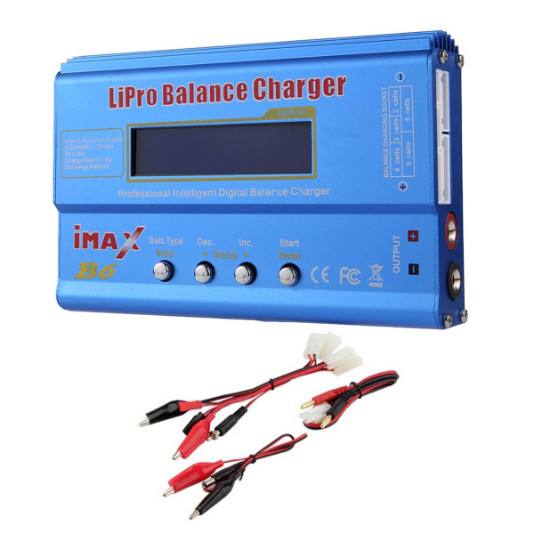 Для B6 80 Вт Lipo зарядное устройство + кабель NiMh Li-Ion Ni-Cd ...