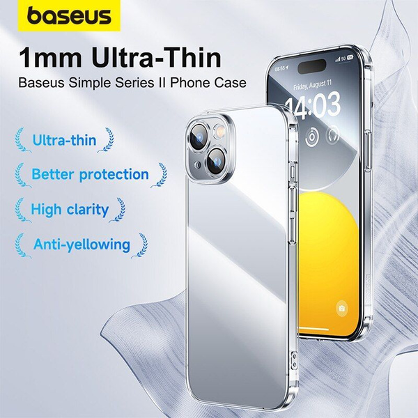 Защитный чехол для iPhone 15 - Baseus Simple Series 2 Phone Case ...