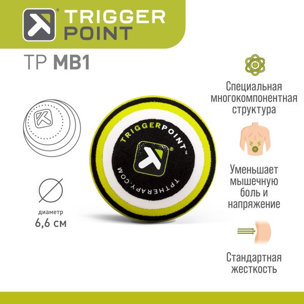 Массажный мяч Trigger Point MB1, 6.6 см купить по низкой цене с доставкой в интернет-магазине ...