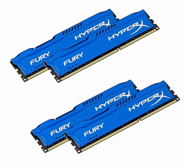 Модуль оперативной памяти Kingston Fury Hyperx Ddr3 1866 МГц синий8 ГБ