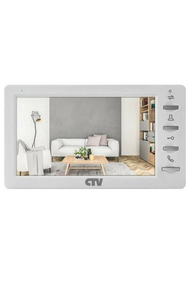 Видеодомофон CTV CTV-M1701 Plus белый, 1024x600 купить по низким ценам ...