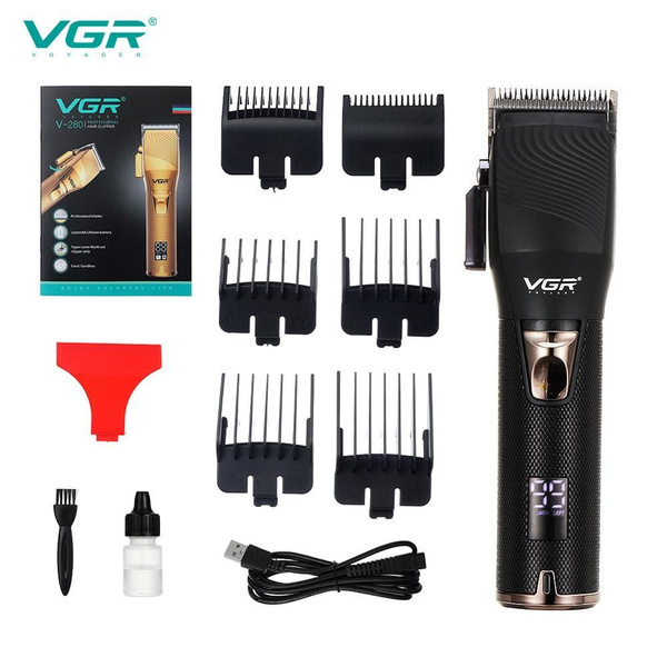 Набор для стрижки VGR VGR V-280, черный - купить по выгодным ценам в интернет-магазине OZON ...