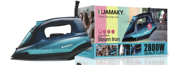 Утюг JAMAKY JMK-1005 Керамическое покрытие - купить по выгодной цене в интернет-магазине OZON ...