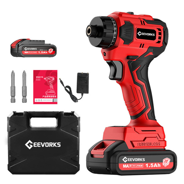 Geevorks 21V Литиевая отвертка Регулируемый крутящий момент 2 режима ...