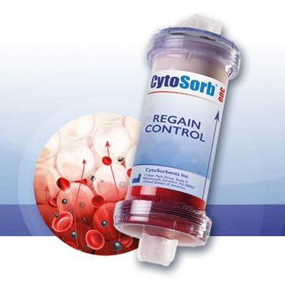 Система на основе полимеров для адсорбции цитокинов Цитосорб (CytoSorb ...
