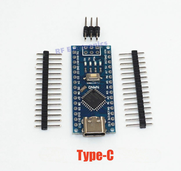 Контроллер Arduino Nano V30совместимый Atmega328p Ch340 не распаяннаяtype C Usb купить с