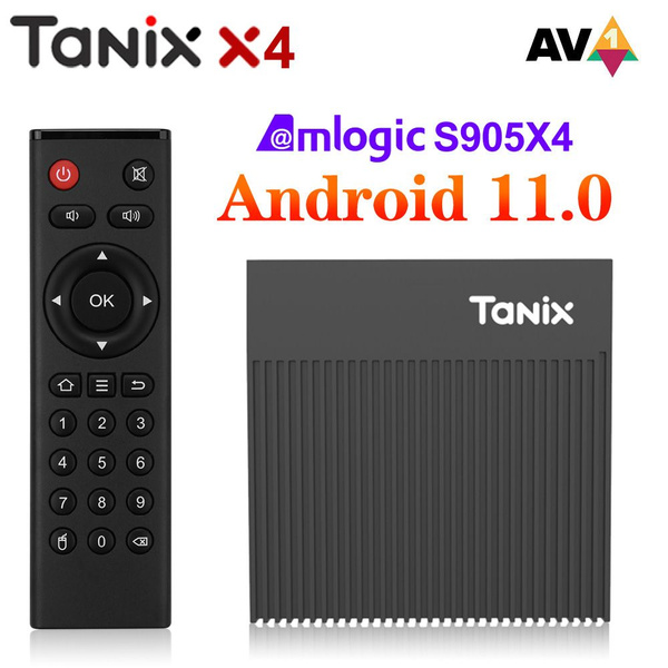 Медиаплеер Tanix x4, HDMI, RJ-45 Ethernet, USB, DC 5.5 мм, черный, Android купить по низкой цене ...