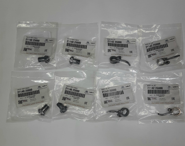 Комплект масляных форсунок Kia G4KD G4KE - арт. 211422G000 2114025000 ...