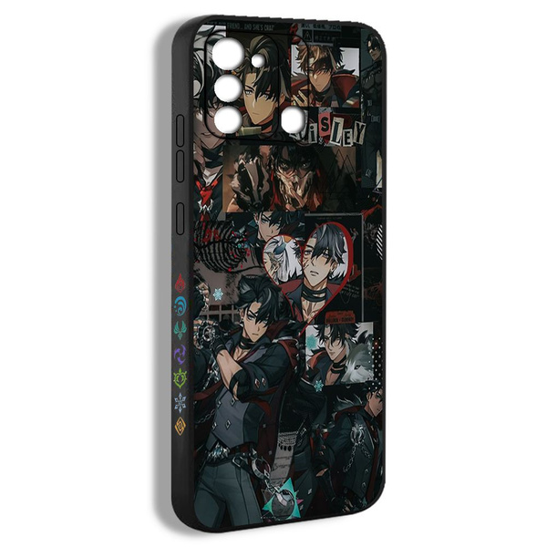 чехол для смартфона Подходит для Tecno Spark 8c Ризли Genshin аниме милый мальчик коллаж рисунок