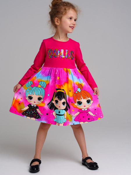 Платье для девочек PlayToday 32322222, Девочки, Демисезон, размер 110 ...