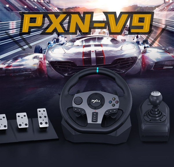 Игровой руль PXN-V9 для PC/PS3/PS4/Xboxone/Switch - купить с доставкой ...