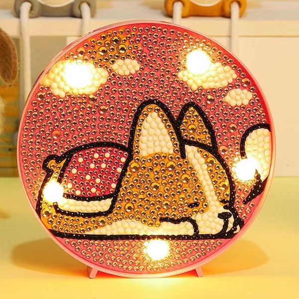 Алмазная мозаика Корги с подсветкой - купить с доставкой по выгодным ...