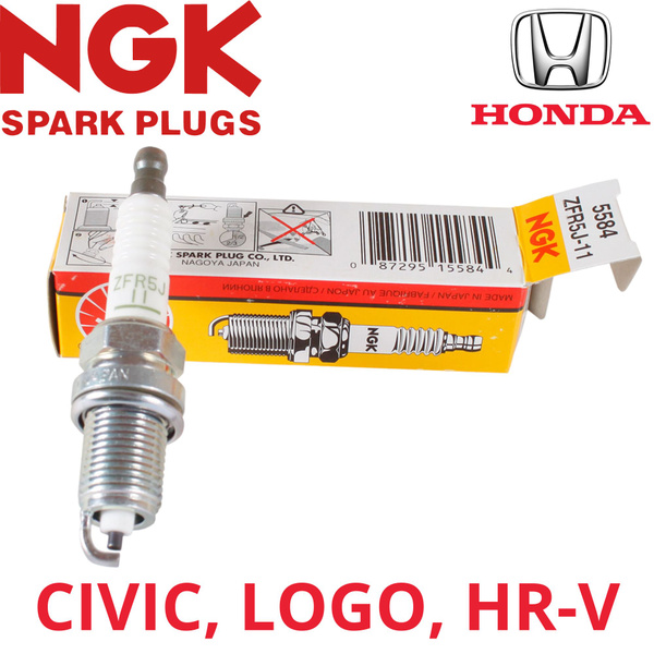 Свеча зажигания NGK 5584 ZFR5J-11 для HONDA CIVIC, LOGO, HR-V купить на ...