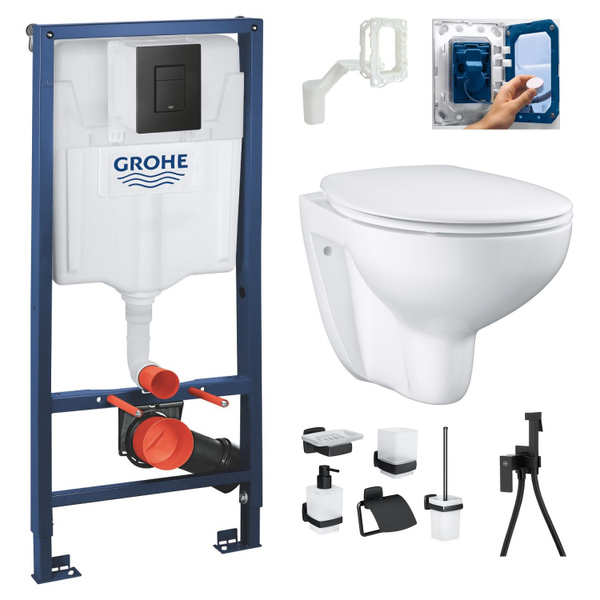 Комплект (унитаз + инсталляция) GROHE, направление выпуска ...