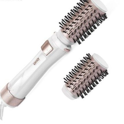 Фен-щетка для волос Rowenta Brush Activ Compact CF9520F0, бежевый ...