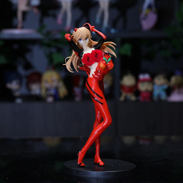 аниме фигурки Аска евангелион 23CM/EVA фигурка"Asuka" купить на OZON по низкой цене (1329354218)