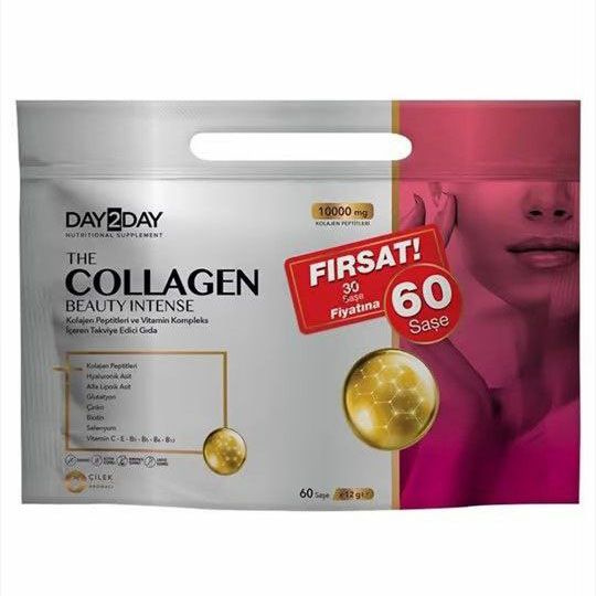 Orzax, Коллаген DAY2DAY THE COLLAGEN BEAUTY INTENSE, 60 саше на 2 ...