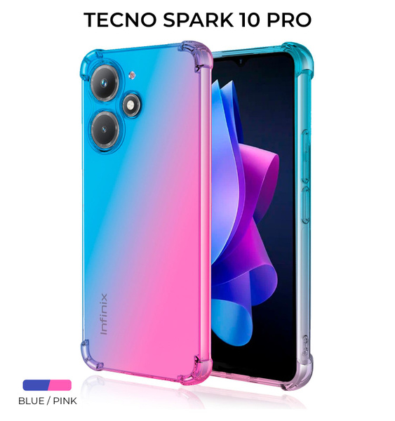 Силиконовый чехол для Tecno Spark 10 Pro Krieger Mix 1 5мм