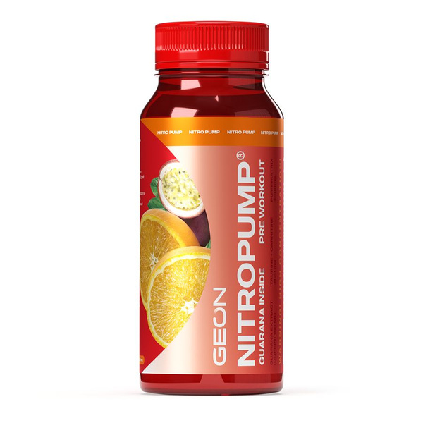 Предтренировочный комплекс GEON NITROPUMP Апельсин и Маракуйя 240 мл - купить с доставкой по ...