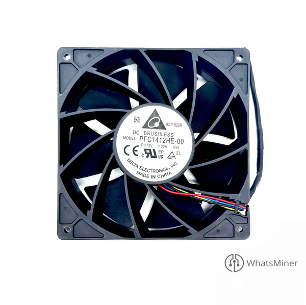 Вентилятор/кулер 2 штуки 4 pin Delta 9 A для асика Whatsminer ref ...