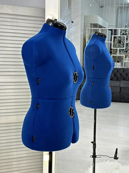 Манекен портновский раздвижной Adjustoform Tailormade B - размер M 48-58 Sapphire Blue - купить ...