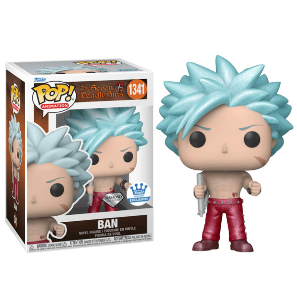 Фигурка POP Ban Diamond Glitter (Эксклюзив Funko Shop) из аниме The Seven Deadly Sins 1341 ...