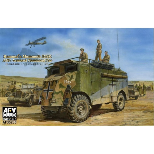 Командирский бронеавтомобиль 1/35 Rommel's Mammoth DAK AEC Armored ...