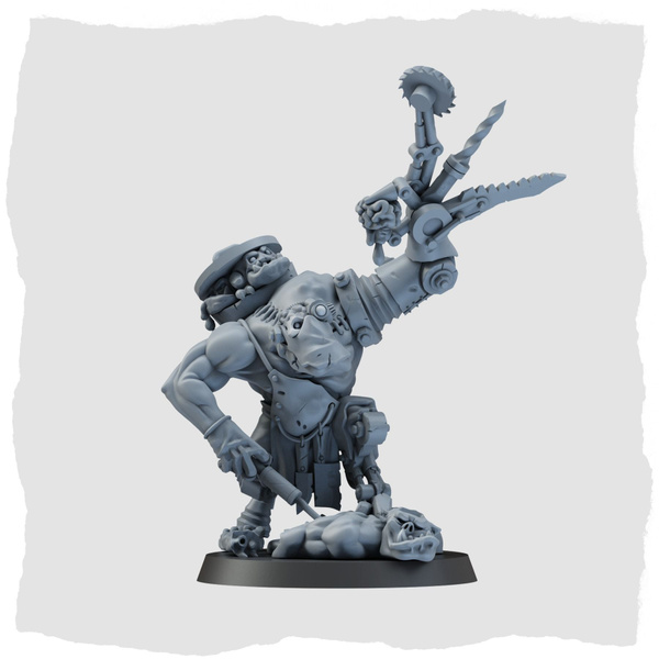 Orks: Painboss Warhammer 40,000/ Миниатюра для настольной игры/ 40 мм ...