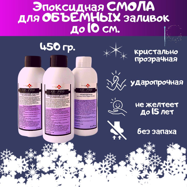 Эпоксидная Универсальная смола для Творчества и Ремонта SAROS POLYMER ...