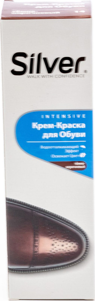 Крем-краска для обуви SILVER / Сильвер Intensive восстановление цвета ...