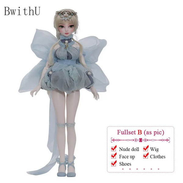 BwithU Fantasy Angel Kasa BJD 1 / 4 Голубой светлячок Лесной Эльфийский ...