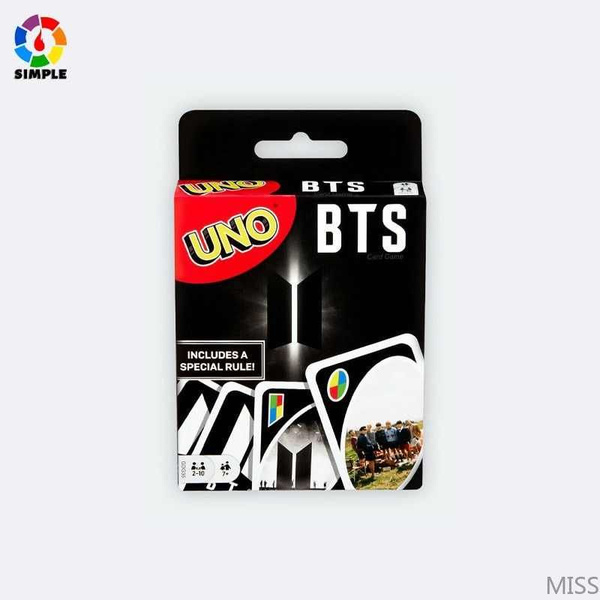 K-POP BTS Uno Game Photo Carte (112 карт) weply Mattel Official MD Goods Карточная игра miss ...