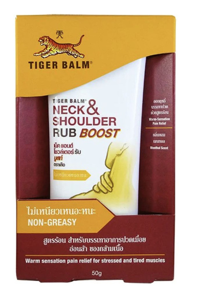 Tiger neck and shoulder rub boost мазь для шеи и спины, 50гр купить на ...