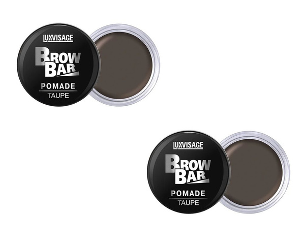 Luxvisage Помада для бровей матовая Brow Bar, тон 2 Taupe, 2 шт ...