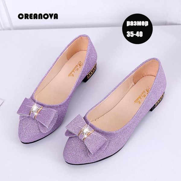 Туфли Женский CREANOVA Breathable, размер 38 Без каблука лодочки Китай Без застёжки Низкая ...
