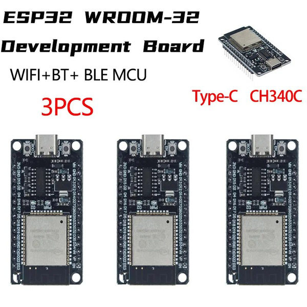 3pcs Esp32 вроем 32 совет разработки тип с Ch340c Wifi Bluetooth ультра низкое потребление